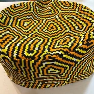 Hand Crafted | Accessories | Hand Crafted Kufi Kofi Hat Yellow Orange ...